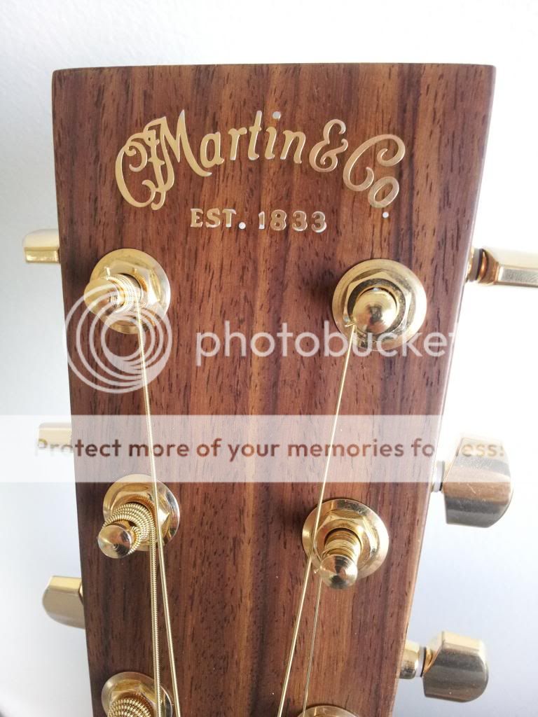 Martin gold logo turned silver - The Acoustic Guitar Forum