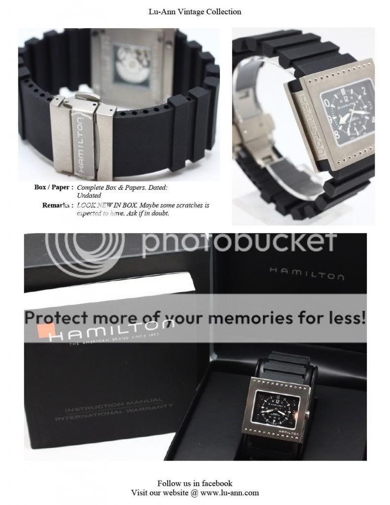 WTS : (KBL400) - Hamilton Khaki Action Code Breaker Automatic (LNIB ...